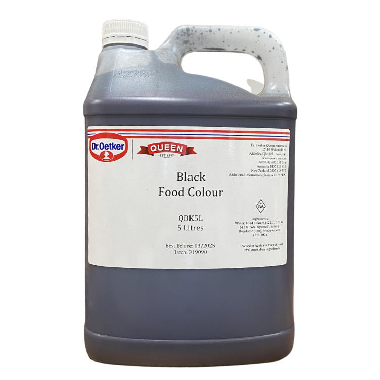 Black Food Colour 5 L - Queen Professional