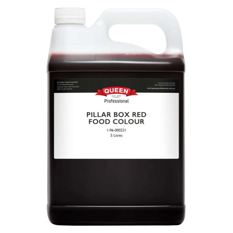 Pillar Box Red Food Colour 5 L - Queen Professional