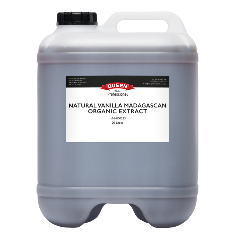 Natural Vanilla Madagascan Organic Extract 20 L - Queen Professional