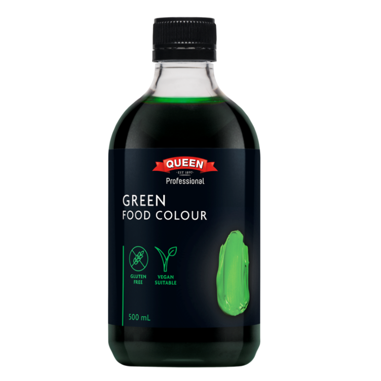 Green Food Colour 500 mL - Queen Professional