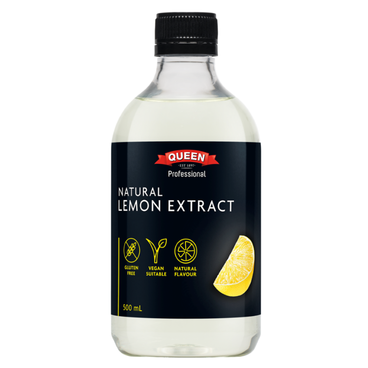Natural Lemon Extract 500 mL - Queen Professional