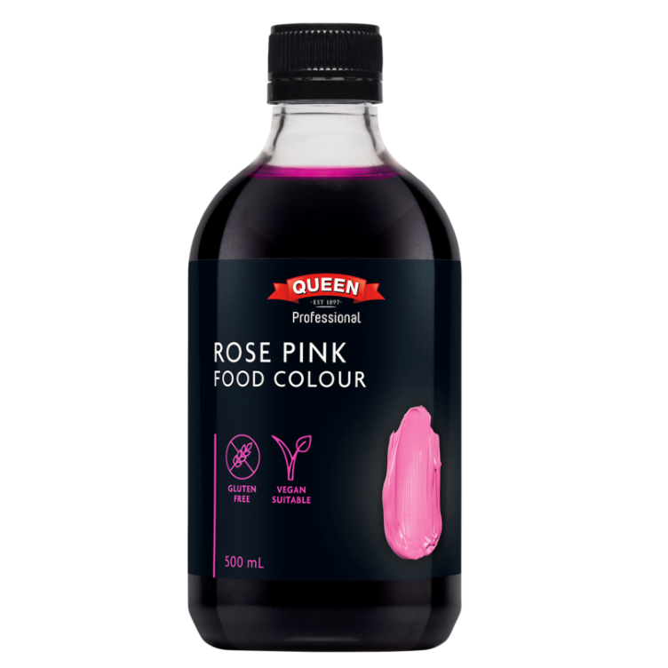 Rose Pink Food Colour 500 mL - Queen Professional