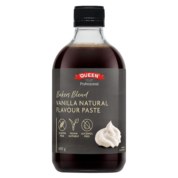 Bakers Blend Vanilla Natural Flavour Paste 600 g - Queen Professional